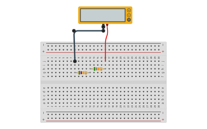 Circuit design 1° circuito | Tinkercad