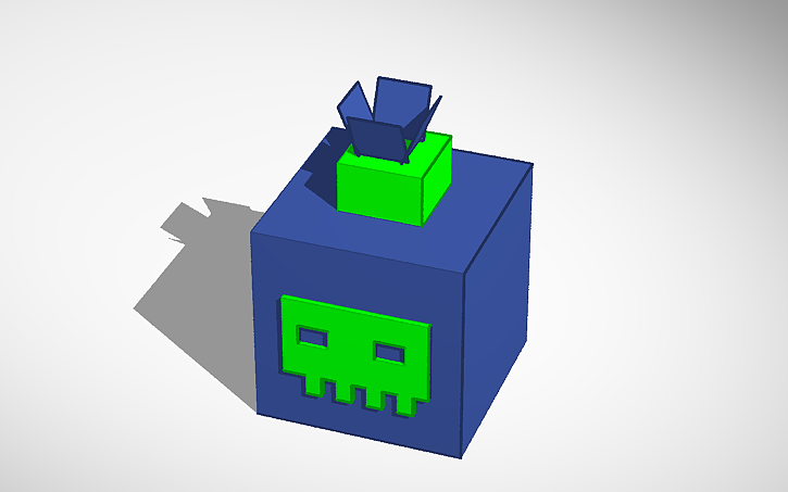 3D design Minecraft Dungeons Corrupted Seeds - Tinkercad