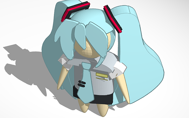 3D design Hatsune Miku | Tinkercad