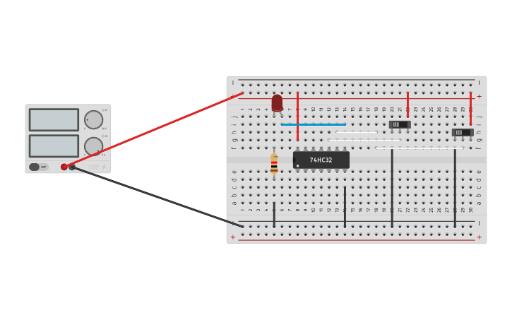 Circuit Design Or Gate Tinkercad