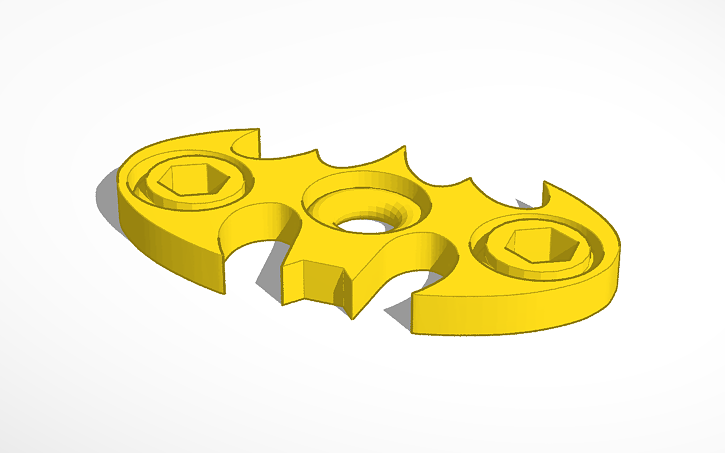 3D design Batman Fidget Spinner - Tinkercad