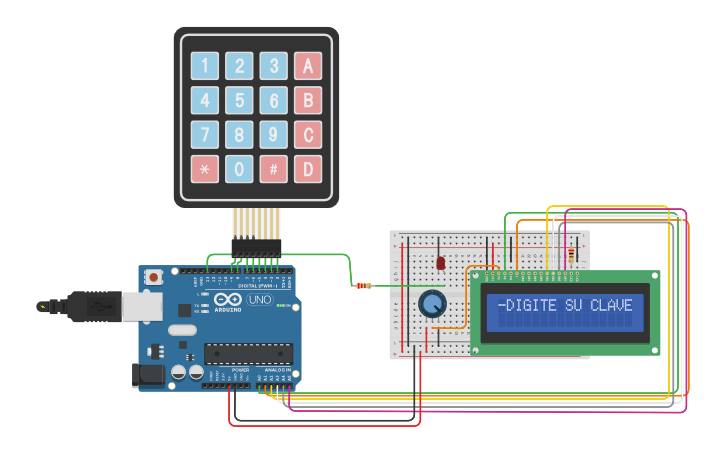 Circuit design CERRADURA | Tinkercad