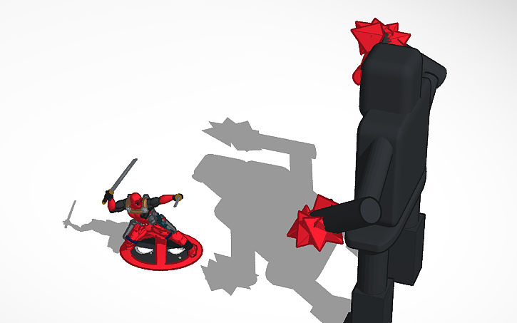 3D design Copy of Deadpool - Tinkercad
