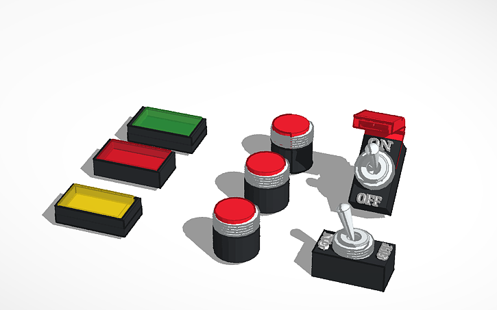 3d Design Toggle Switches Tinkercad