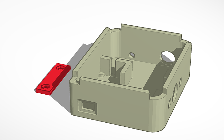 3D design Arduino NANO Case for Garland Christmas - Tinkercad
