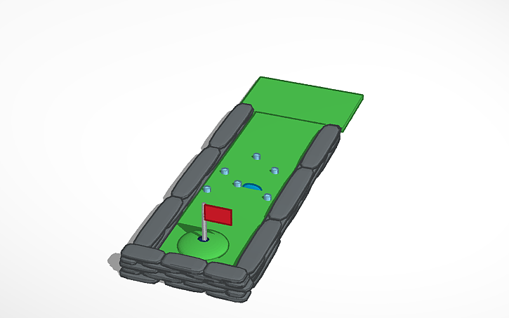 3D design Mini golf - Tinkercad