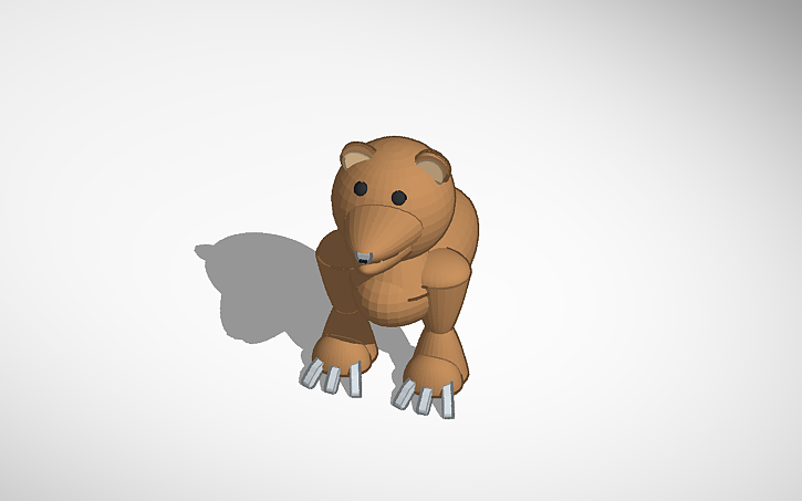 3D design Bear - Tinkercad
