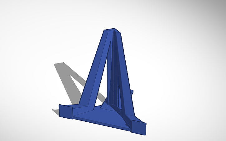 3D design PICTURE STAND - Tinkercad