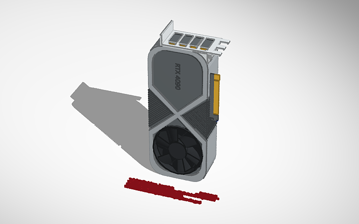 3D design nvidia rtx 4090 | Tinkercad