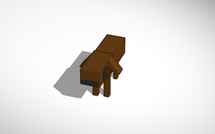 3D design 🐈Dog🐈 - Tinkercad