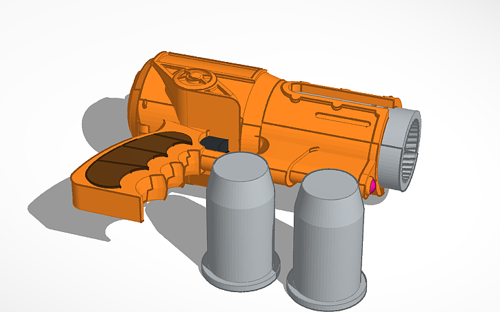 3D design Magic Bullet Gun (Cosplay) - Tinkercad