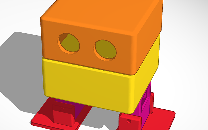 3D design Diseño robot Otto - Tinkercad