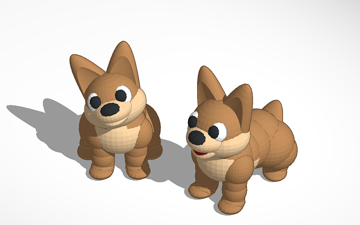 3D Design Dogs Tinkercad 3D Design Dogs Tinkercad