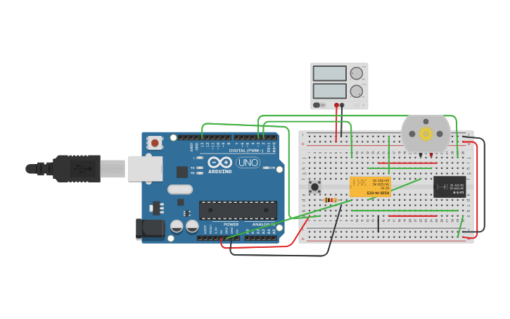 Circuit design Ejercicios 1 | Tinkercad