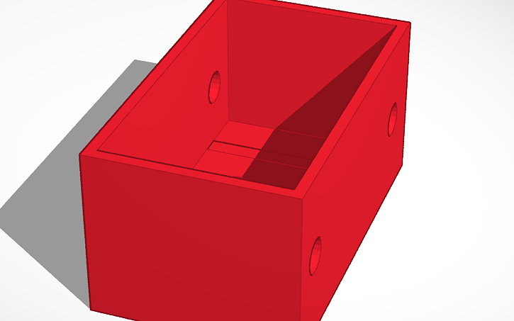 3D design LED Driver Box - Tinkercad
