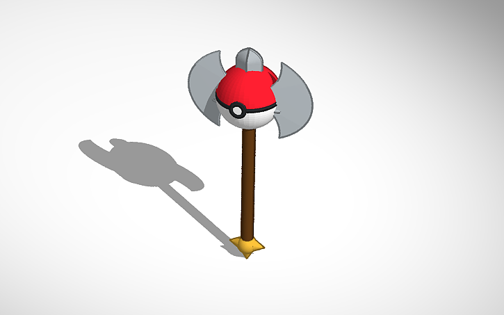 3D design poke-sword - Tinkercad