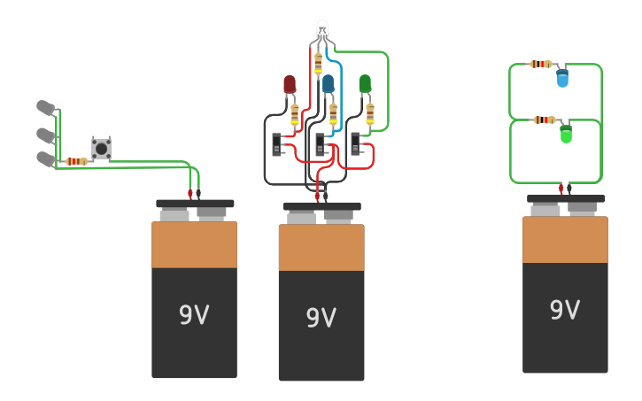 Circuit design simple led circuits for starters | Tinkercad