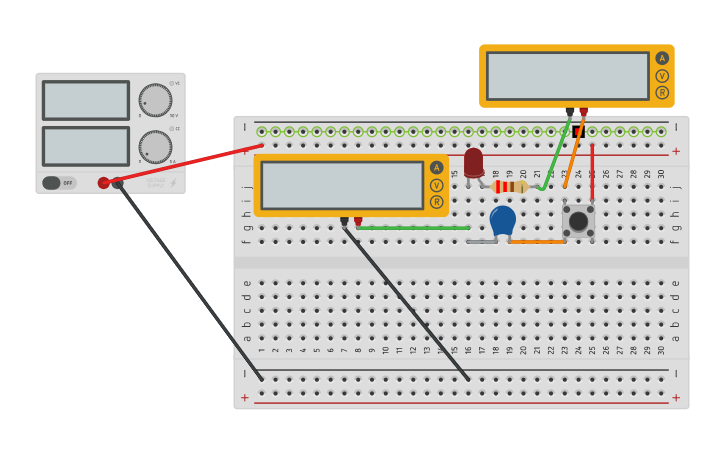 Circuit design Capacitor Demo | Tinkercad