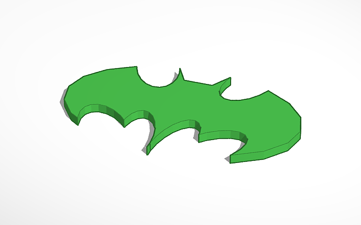 3D design batman logo - houston | Tinkercad