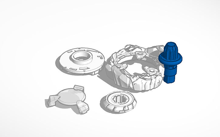 3D design Beyblade X LonginusGuilty - Tinkercad