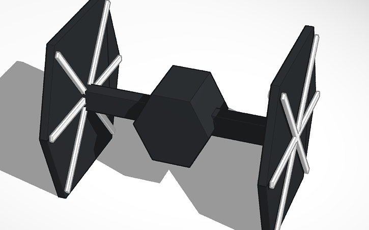 3D design Star Wars Tie-Fighter | Tinkercad