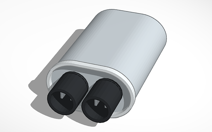 3d Design High Voltage Capacitor Tinkercad