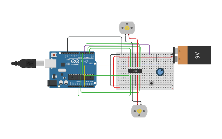 Circuit design Powerful Hango - Tinkercad