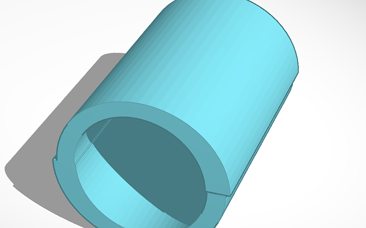 3D design içi boş boru - Tinkercad