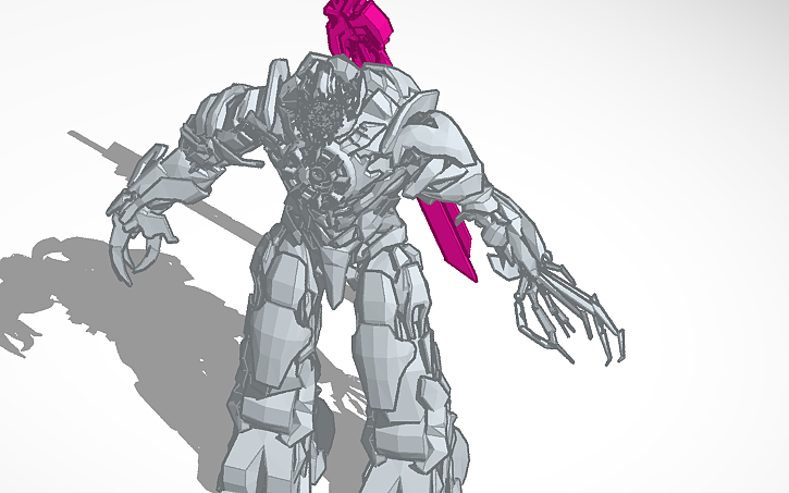 3D design Megatron - Tinkercad