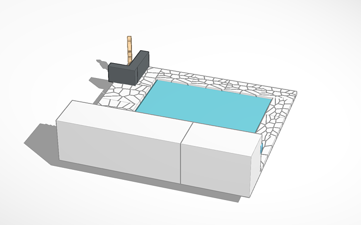 3D design the pool - Tinkercad