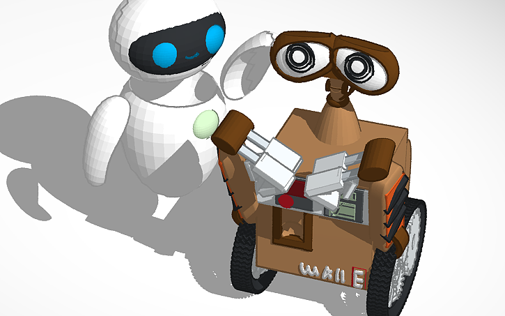 3D design Wall-E - Tinkercad