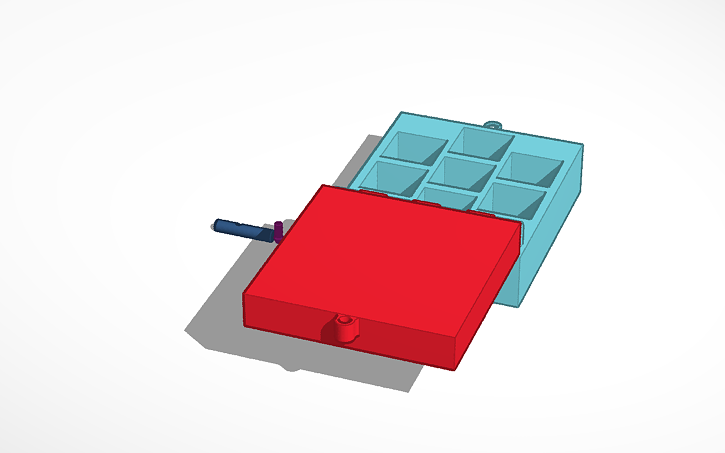 3D design Dice Set Case - Tinkercad