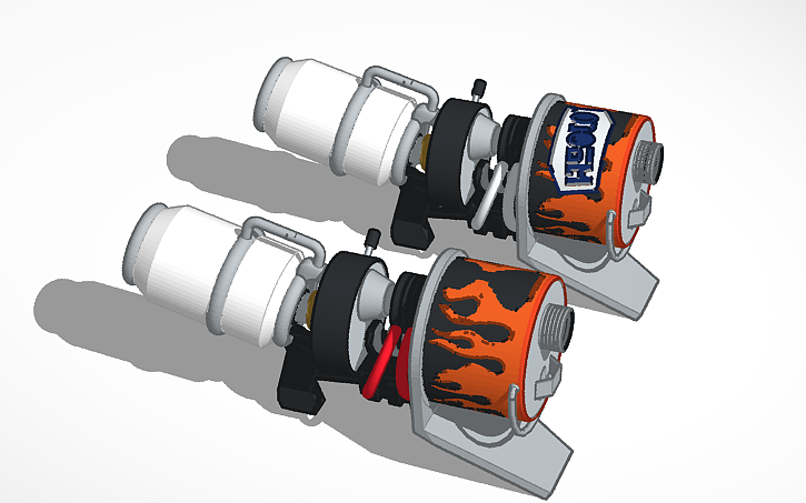 3D design Splatoon 3 Blaster - Tinkercad