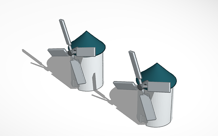 3D design WINDMILL - Tinkercad