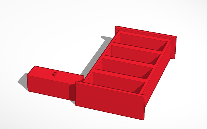 3D design Shelf with Drawer | Tinkercad