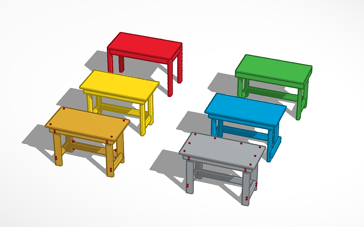 3D design Dinky Desk Designs | Tinkercad