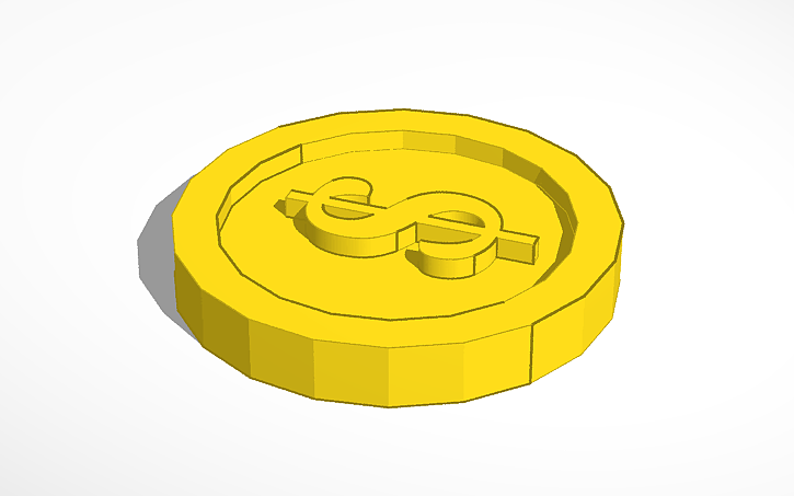 3D design Coin - Tinkercad