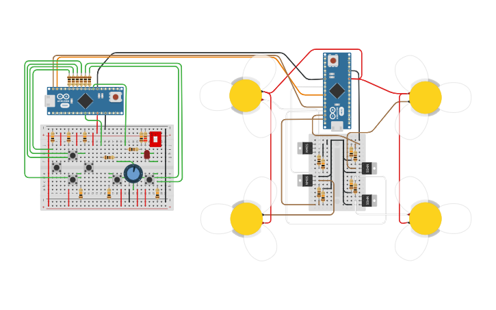 Circuit Design Drone Tinkercad