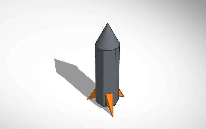 3D design Cool Rocket | Tinkercad
