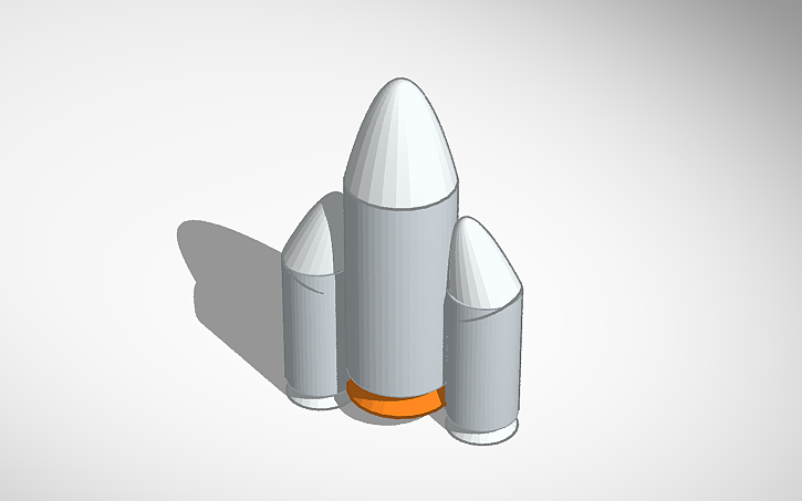 3D design Rocket Launcher 123 - Tinkercad