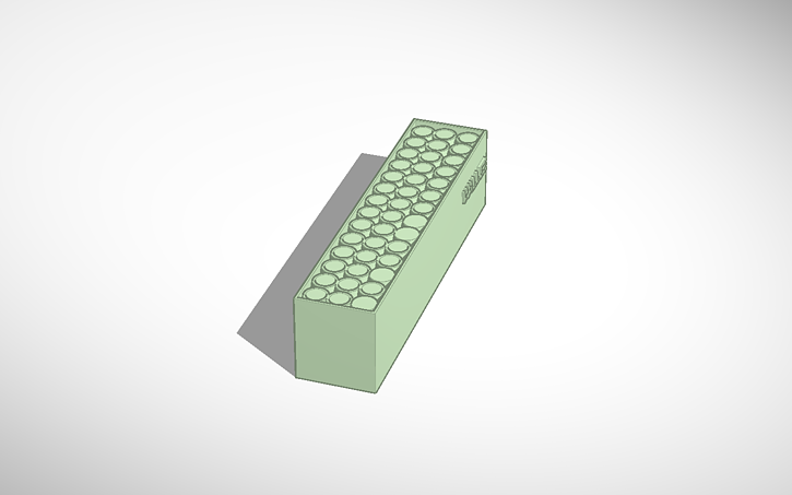 3D design 18650 Battery Pack _ Pack Only | Tinkercad