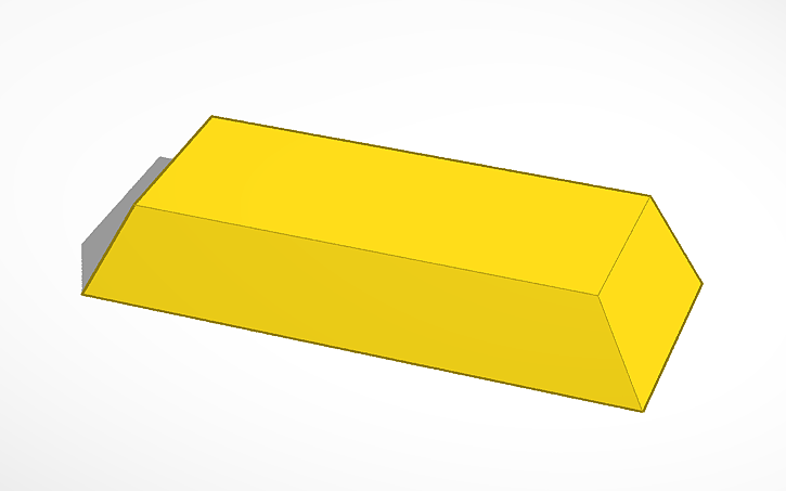 3D design ingot - Tinkercad