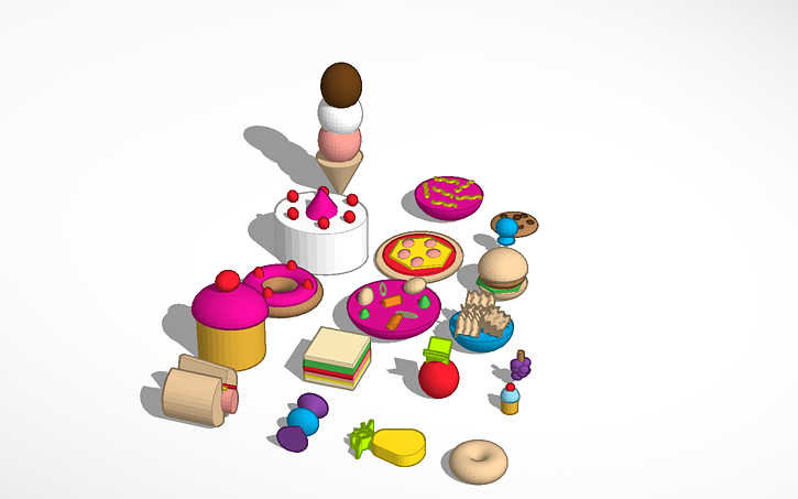 3D design FOOD! By Brooke Bagwell | Tinkercad