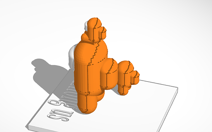 3D design Among us statue | Tinkercad