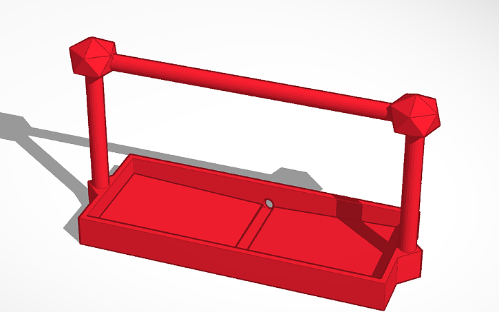 3D design Cloth Rack - Tinkercad