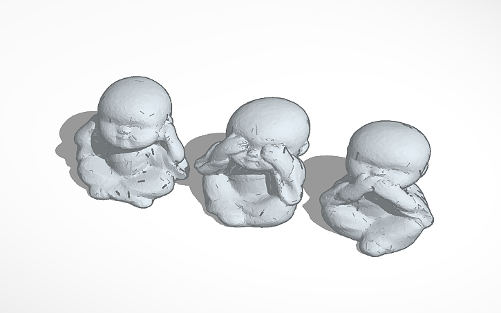 3D design BabyBuddha | Tinkercad