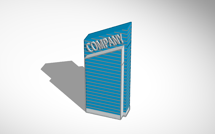 3D design Commercial Building 1 - Tinkercad