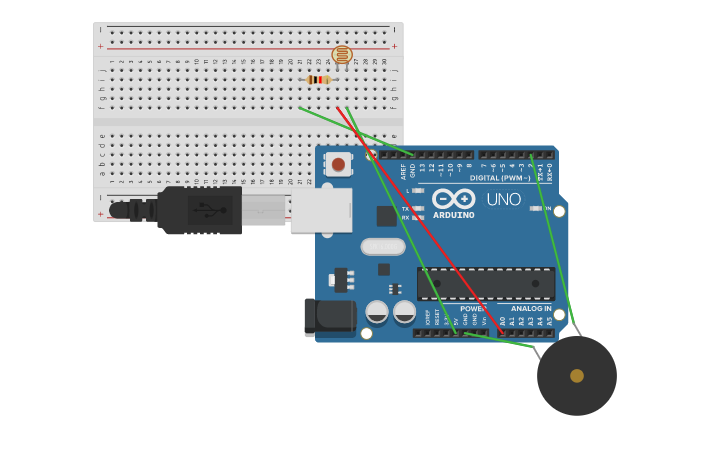 Circuit design Theremin2(mapping) - Tinkercad