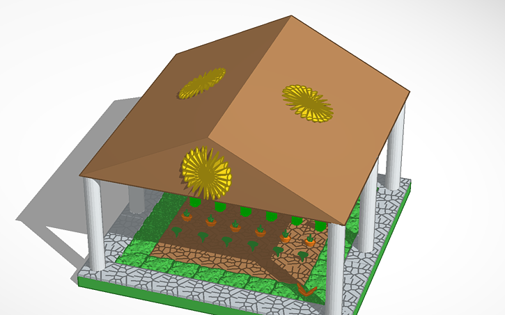 3D design Community Garden - Tinkercad