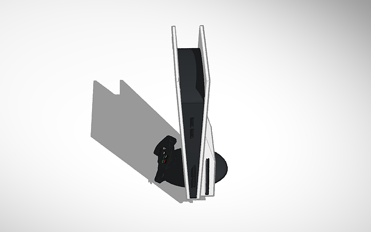 3D design PS5 - Tinkercad